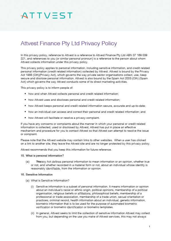 Documents – Attvest Finance