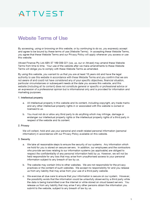 Documents – Attvest Finance