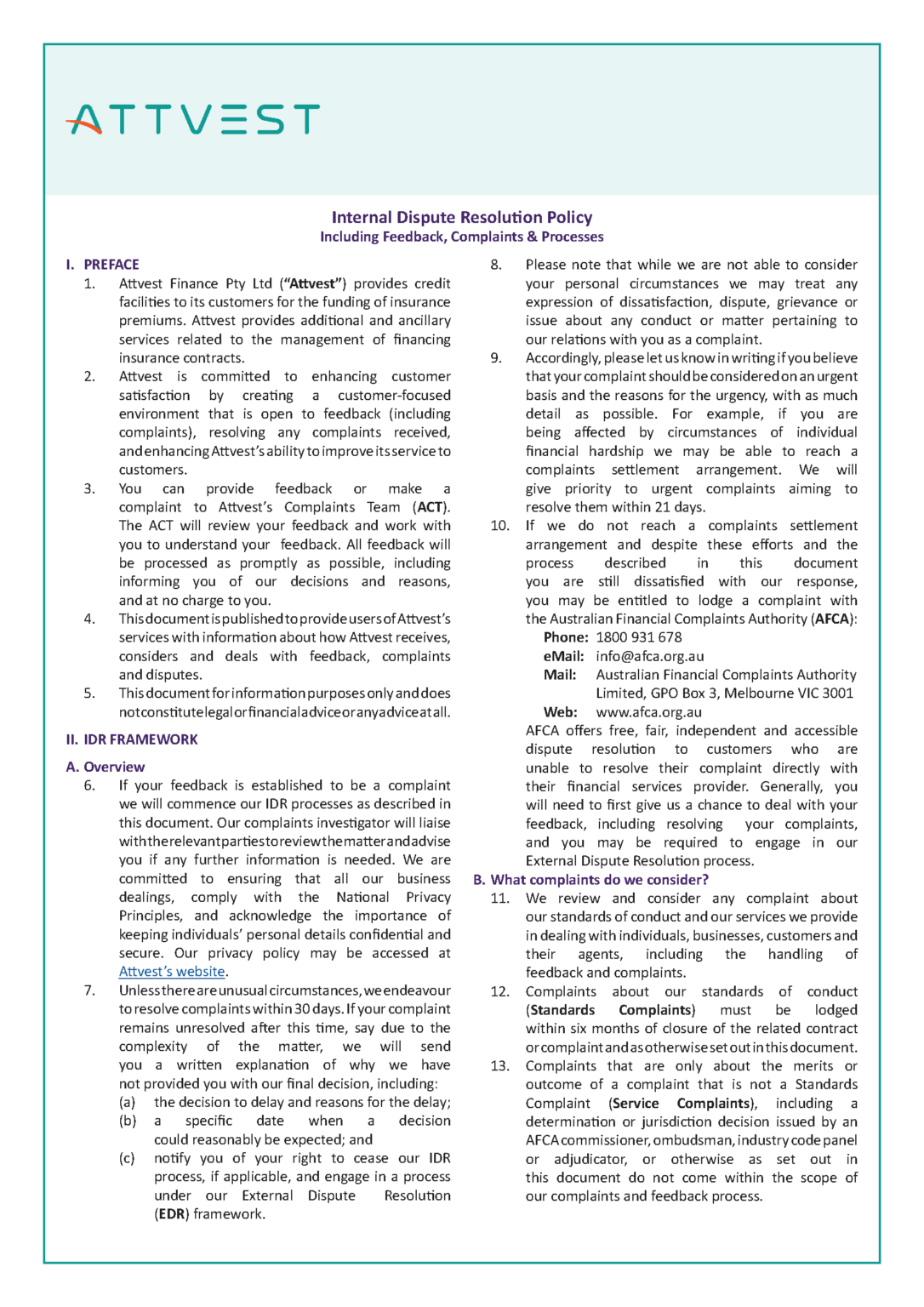 Documents – Attvest Finance